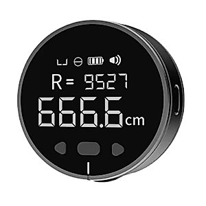LIMORUNS Digital Tape Measure Rechargeable Small Smart Long Distance Rolling Measuring Tool for Flat Curved Diameter Odd Shape High Precision Father's Gift
