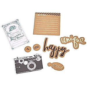 American Crafts Heidi Swapp Magnolia Lane Embellishment 54 Piece Ephemera