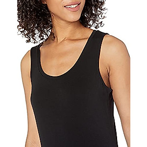 Amazon Essentials Women's Tank Maxi Dress, Black, X-Small
