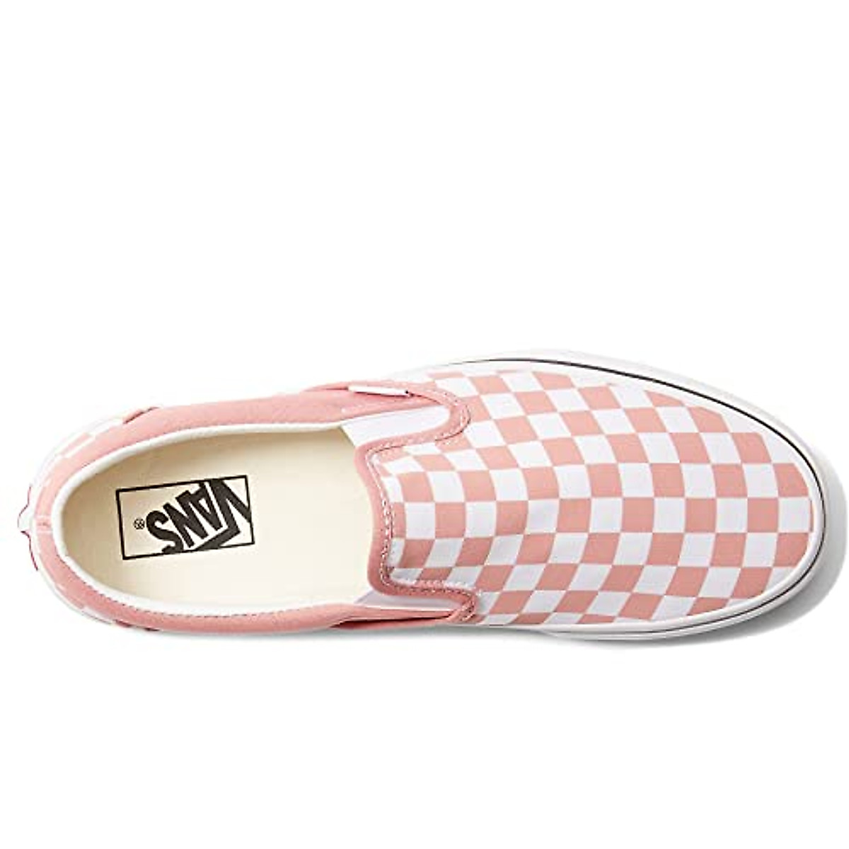 Vans Classic Slip-On™ (Checkerboard) Rosette/True White Men's 5.5, Women's 7 Medium
