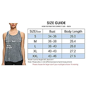 CNJUYEE Workout Tops for Women Soft Mesh Racerback Yoga Shirts Athletic Running Breathable Tank Grey