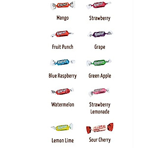 Assorted Mixed Fruit Flavored Frooties Individually Wrapped Bulk Chewy Tootsie Roll Candy (5 Pound)