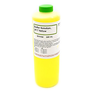 ALDON Innovating Science pH 7 Buffer Solution - Ph Up and Down - Ph Calibration Solution Kit - Ph Buffer Calibration Solution - General Hydroponics & Lab Chemicals, Yellow 500mL Ph Kit