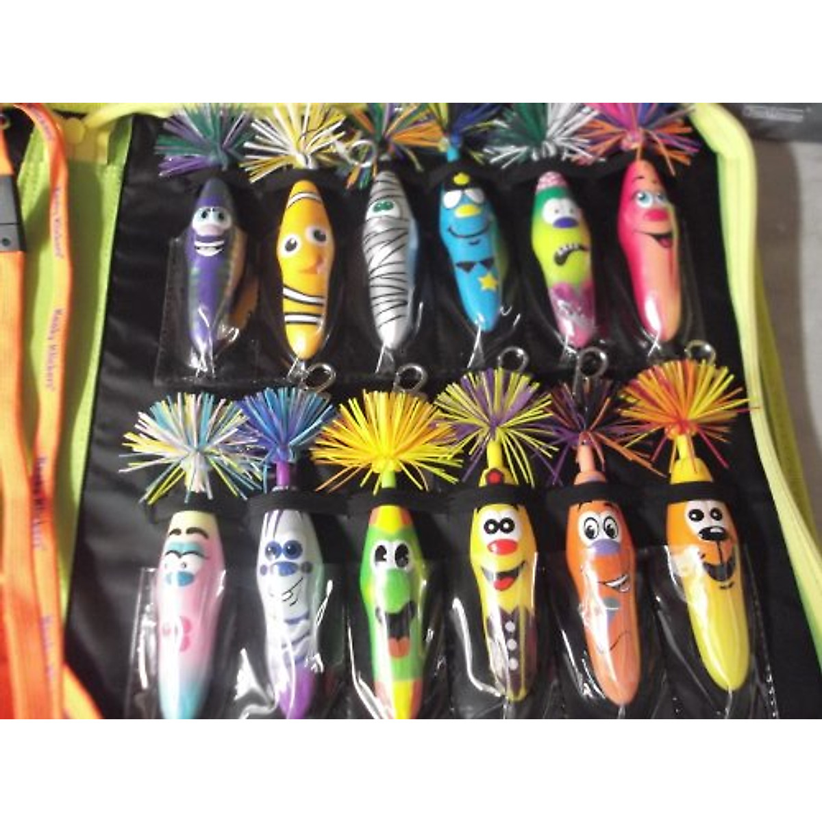 Kooky Pens Variety of 24 Different Variations with Neckstrap and Case