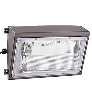 VEVOR 4PCs LED Wall Pack Lights, 120W 11000LM, 5000K Commercial Outdoor Lights Security Lighting Fixture, with Intelligent Light Sensing 240 LED Beads Energy Saving for Garages Yards, IP65 Waterproof