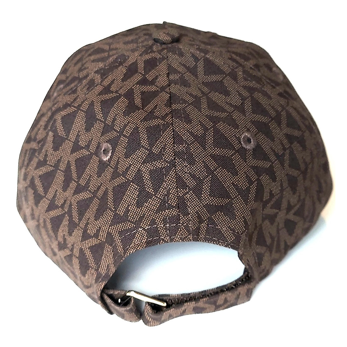 Michael Kors Unisex MK Logo Baseball Hat Cap Brown One Size