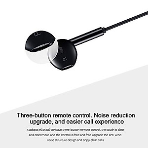 Earphones with Microphone Noise Isolating Stereo 3.5mm Jack in-Ear Earphones Universal Compatible with 6s/6 Plus/SE and Android Smartphones, MP3