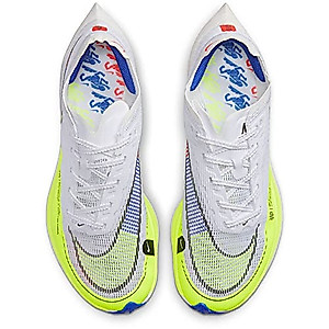Women's ZoomX Vaporfly Next% 2 - Size 8 US - White/Black Volt Racer-Blue
