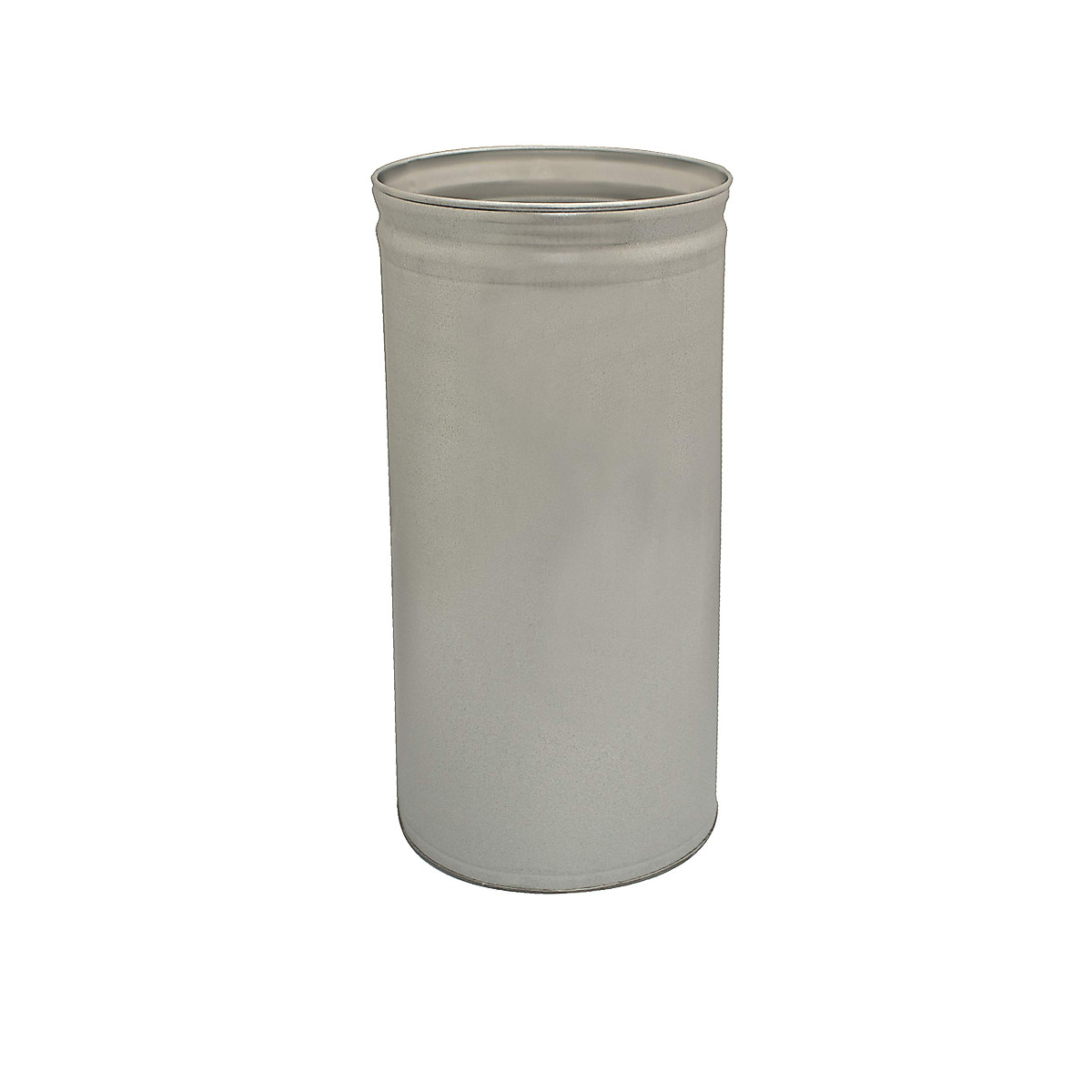 Witt Industries 15DTBK Steel 15-Gallon Standard Dome Top Indoor Waste Receptacle with Galvanized Liner, Round, 15" Diameter x 35" Height, Black