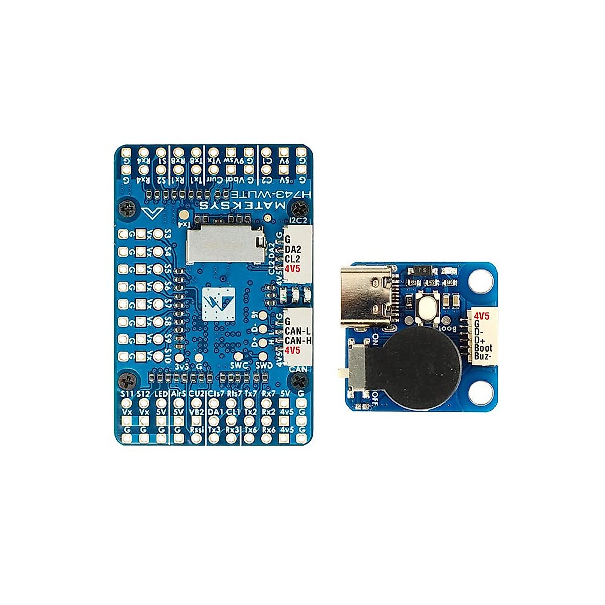 Mateksys Matek H743-WLITE Flight Controller STM32H743VIH6 ICM42688-P DPS310 OSD MicroSD Blackbox F765 wse Updated H743-WLITE