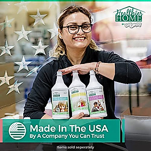 CHOMP! Grout Cleaner and Brightener, Includes Easy Scrubber Grout Cleaner Brush, Refreshes Grout and Removes Stains on Tile Floors and Walls in Showers, Bathrooms, Kitchens (1 Bottle x 32 Fl Oz)