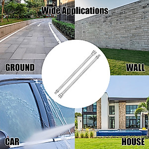 JOEJET Stainless Steel Pressure Washer Extension Wand 17 Inch, Pressure Washer Couplers