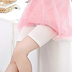 Dance Shorts Under Dress -6 Pack Girls Bike Short for Sports Black Under Skirt Shorts for Girls, Multi, 4T / 5T