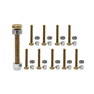 Pro-Parts 10PK 1501216MA Auger Shear Pins and Nut Bolt Kit for AYP Sears Craftsman Murray Snow Throwers Replaces 722130 88951MA 580239MA 90003943 301172 and 90009524