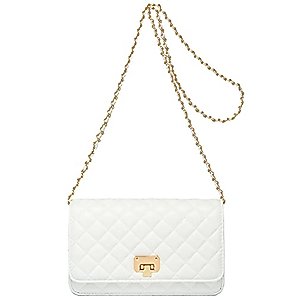 Time Pawnshop Women Shoulder Bag Quilted Crossbody Purse Designer Lattice Leather Chain Bag