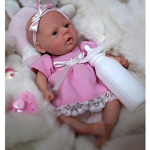 Mire & Mire 7" Girl Micro Preemie Full Body Silicone Baby Doll Sophia Lifelike Mini Reborn Doll Surprice Children Anti-Stress