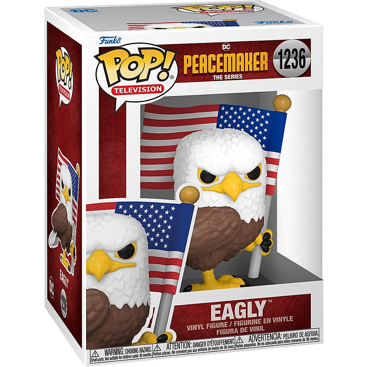 POP Peacemaker - Eagly Funko Vinyl Figure (Bundled with Compatible Box Protector Case), Multicolored, 3.75 inches