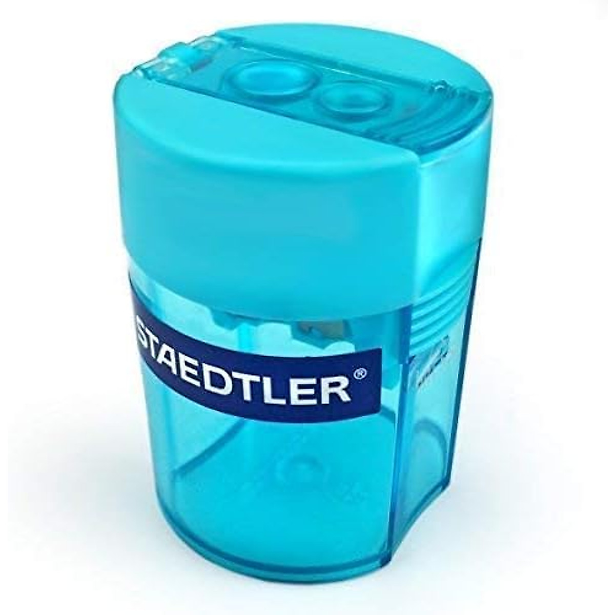 Staedtler Mars Lumograph Black Artist Wooden Lead Pencil - Box of 6 (8B 7B 6B 4B 2B HB) in Metal Box- with Tub 2-Hole Sharpener and Free Eraser