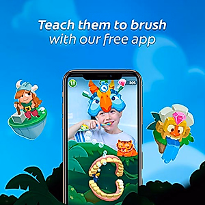 Colgate Magik Smart Toothbrush for Kids, Kids Toothbrush Timer with Fun Brushing Games Yellow 1 Count