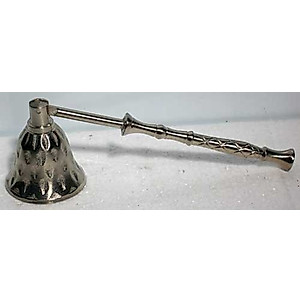 AzureGreen 1 X Brass Renaissance Candle Snuffer (6)