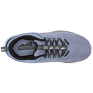 AVIA Women's Avi-Factor Running Shoe, Stonewash/Black/Silver/Black Reflective, 7.5