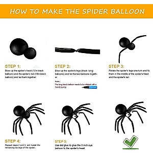 149Pcs Halloween Balloons Garland Kit, Party Decorations Orange Black Purple Green Arch Set with Foil Pumpkin, BOO, Bonus Ghost and Spider Balloon Brithday Halloween Theme Decorations Supplies