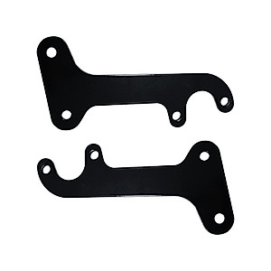 2 x Tail Light Brackets for 1953 1954 1955 1956 Ford F100 Pickup Truck,Model A Lights,Street Rods,Hot Rods,CustomFits Both Passenger and Driver Side (Black Finish) - Tail Light Bracket