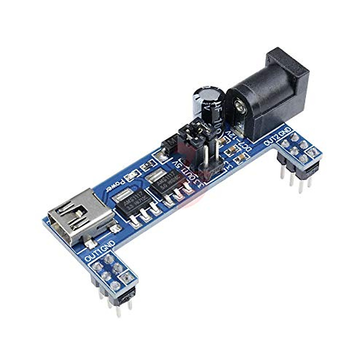 MB102 Breadboard Power Supply Module Mini USB 3.3V 5V Solderless Bread Board Protoboard Power for Arduino