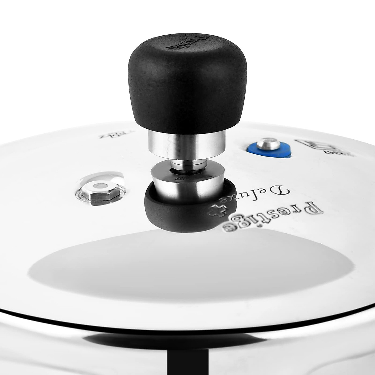 Prestige PRDAH2 Deluxe Plus 2-Liter New Flat Base Aluminum Pressure Handi for Gas and Induction Stove, 2-Liter, Small, Silver