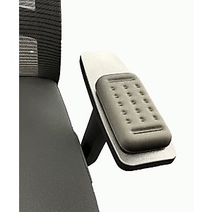 Armrest Pads for Office Chair, Slim Supportive & Skidproof, High-Density Memory Foam for Elbow Cushion Support and Pressure Relief (Set of 2)