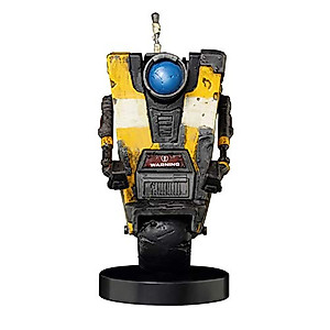 Exquisite Gaming: Borderlands 3: Claptrap - Original Mobile Phone & Gaming Controller Holder, Device Stand, Cable Guys, Gearbox Licensed Figure