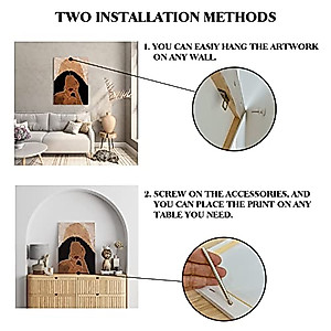 Black Woman Wall Art Canvas Poster Decorative with Frame (11.5×15 inch), African American Wall Art, Black Girl Art Wall Decor Home Wall Decor For Living Room Bathroom Hallway Modern Wall Decor, HRFN01