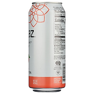 Steaz Organic Iced Green Tea, Peach, 16 oz