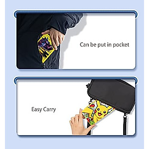 PERFECTSIGHT Cute Game Card Case for Nintendo Switch/Switch Lite/OLED, 24 Game Holder Cartridge Case for Game Cards and 24 SD Cards, Kawaii Portable Compact Storage Box (Grey Arceus, 24 Slots)