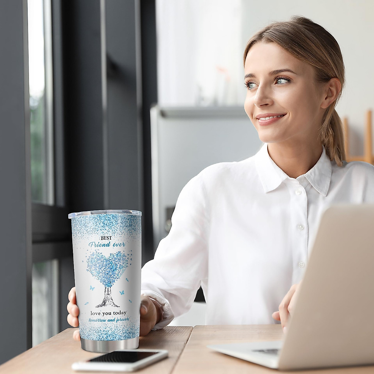 Vutieso Friend Gifts, Gifts For Best Friends Women, Friend Gift Tumbler 20oz, Best Friend Birthday Gifts, Bestie Gifts, Friendship Gifts, Gifts For Friends, Soul Sister Gifts For Women, Bff Gifts