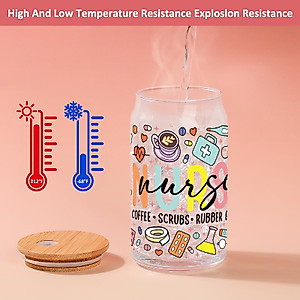 AYGE Nurse Gifts for Women, Nurses Week Gifts- Thoughtful Nurse Appreciation Gift Set - Includes Iced Coffee Cup/Candle/Tote Bag, Makeup Bag/Greeting Card, Nurse Graduation Gift