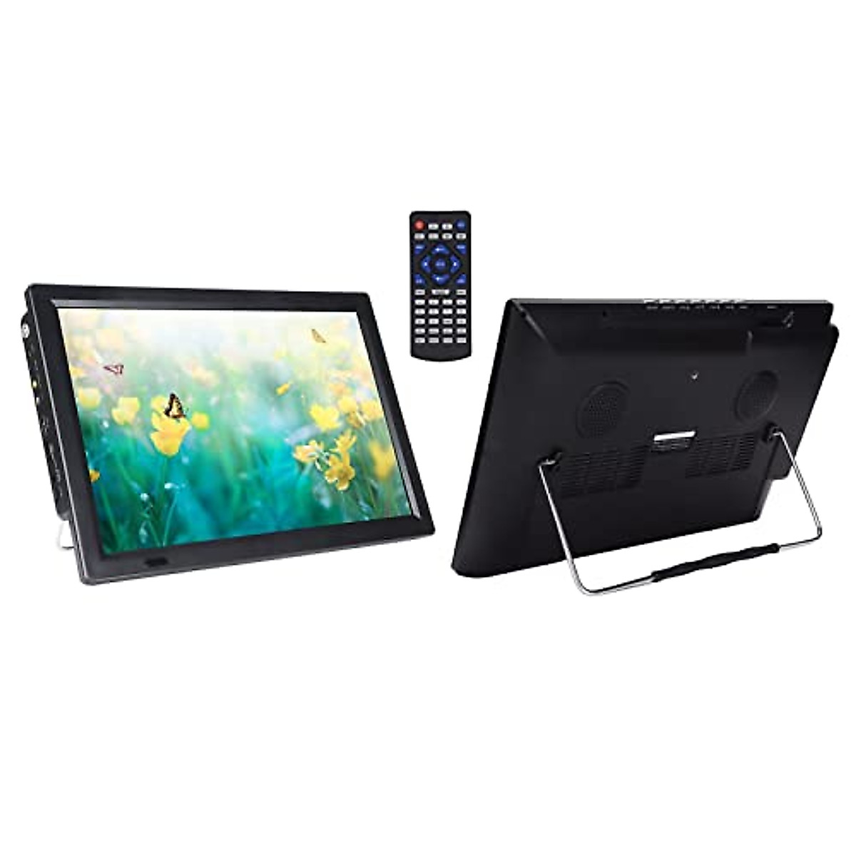 Zyyini 14 Inch Digital Television, Potrable 14 Inch 1080P Digital TV,Support Analog TV, Digital TV and ATV,for Outdoor Indoor Kids/Older