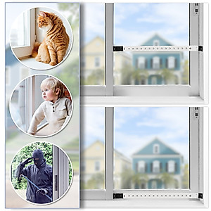 Prosecurloc Window Security Bar, Sliding Patio Anti Lift Safety Child Proof and Adjustable 16-28″ Door Stopper Security Jammer Constructed of High-Grade Iron Door Security Bars