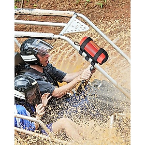 GOFORWILD Portable Speaker Mount, Waterproof Speaker Strap for Bluetooth Wireless Speakers, Compatible with Golf Cart Railing/Bike/Moto/Boat/ATV,Black