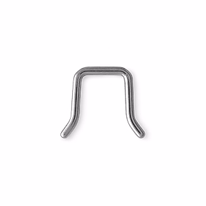 Titanium Septum Retainer 16g 16 Gauge High Polish