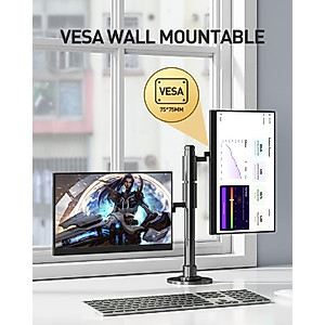 CNBANAN 144Hz Portable Gaming Monitor 17.3" for Laptop FreeSync 1080P HDR IPS USB-C Laptop Monitor VESA Ultra-Slim Dual Speakers Travel Monitor for Laptop Mac Phone Xbox Game Monitor