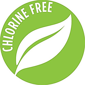 iDesign Vine Waterproof PEVA Bathroom Shower Curtain - 72" x 72", Green/White