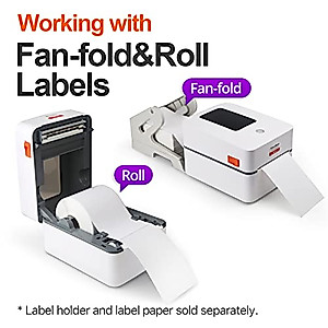 Thermal Shipping Label Printer - Direct Thermal High Speed Printer - Compatible with Amazon, Ebay, Etsy, Shopify - 4×6 Label Printer & Multifunctional Printing - Compatible with Windows/Mac OS
