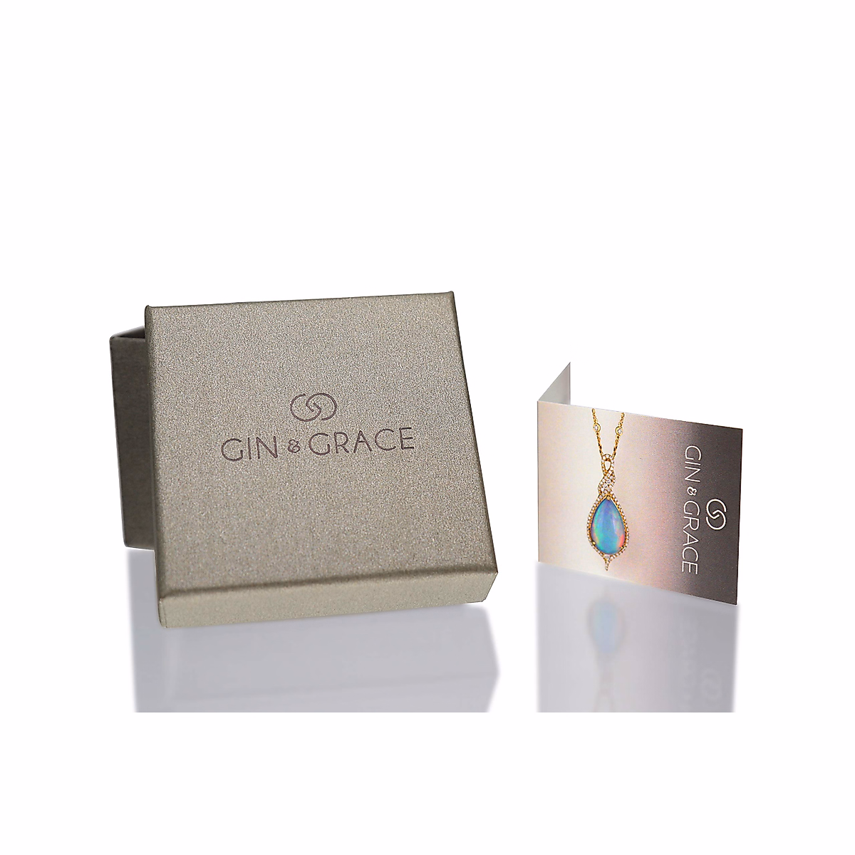 Gin & Grace 10K Yellow Gold With Natural Blue Sapphire &Natural Diamond (I1) Ring for Women., Metal gemstone, Sapphire