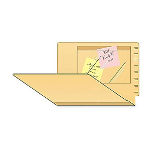 Tabbies Clear Self-Stick Poly Pocket, Inside: 8-3/4"W x 5-1/2"H, Outside: 9-1/4"W x 6" H, 100/Box, Easily Add a Pocket to Anything (54499)
