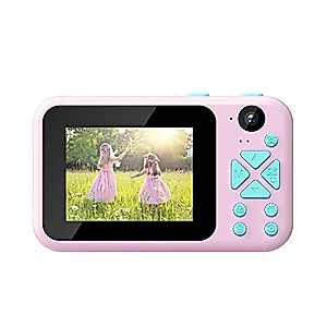 Vlogging Camera for Kids, Full Hd 1080p Rechargeable Electronic Mini Camera for Boys and Girls, Point and Shoot Digital Cameras with IPS Screen, Electronic Anti-Shake Digital Camera