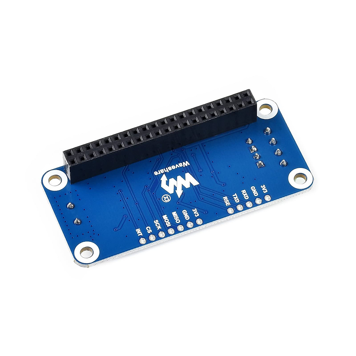 RS485 CAN HAT for Raspberry Pi 4 3/2/1 Model B B+ A+, Onboard CAN Controller MCP2515 via SPI Interface, Transceiver SN65HVD230 and SP3485, Allow Long-Distance Communication via RS485/CAN Function