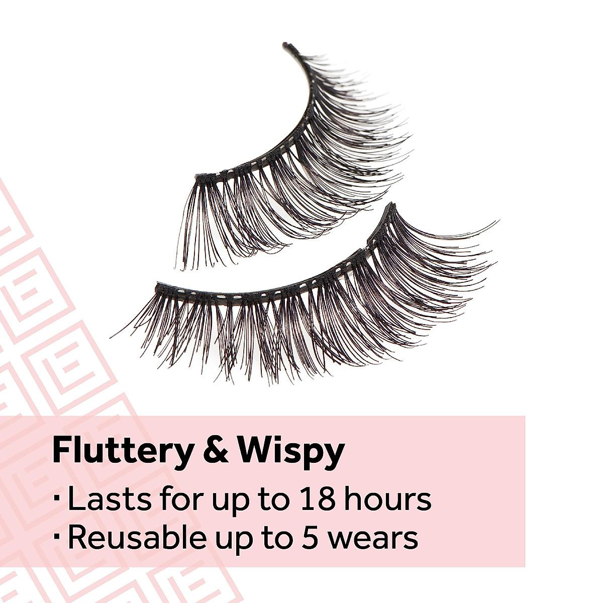 Eylure Texture False Lash, Style No. 117, Reusable, Adhesive Included, 3 Pair