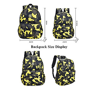 EKUIZAI Camo Backpack Preschool Kids BookBag Elementary Daypack Kindergarten Daily Bag SchoolBag Knapsack for Boys