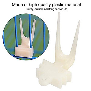 Bird Fruit Fork, 50PCS Plastic Birdcage Fruit Holder Parrot Feeding Fork Birds Food Feeder Tool Accessory for Parrots Hamster(Bird Fruit Fork)